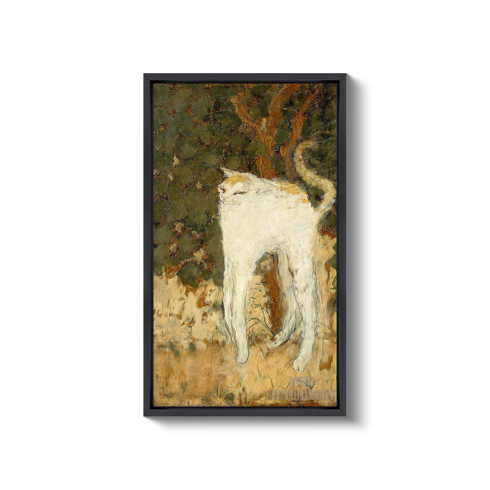 Pierre Bonnard : the White Cat Le Chat Blanc (1894) Canvas Gallery ...