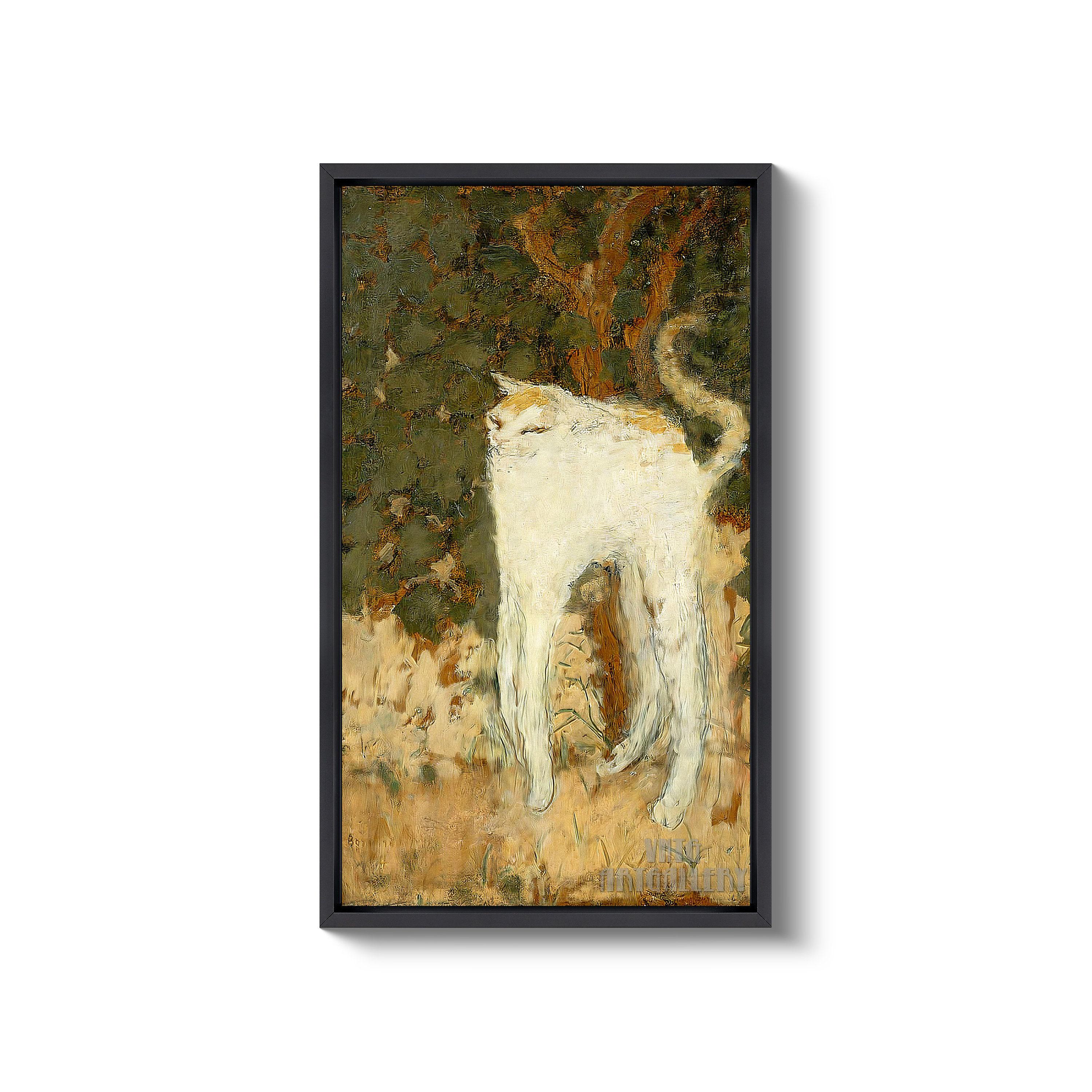 Pierre Bonnard : the White Cat Le Chat Blanc (1894) Canvas Gallery ...