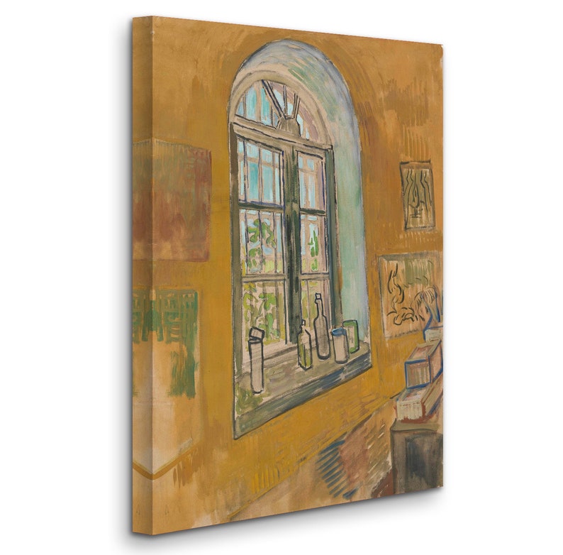 Vincent Van Gogh Window in the Studio 1889 Canvas Gallery - Etsy