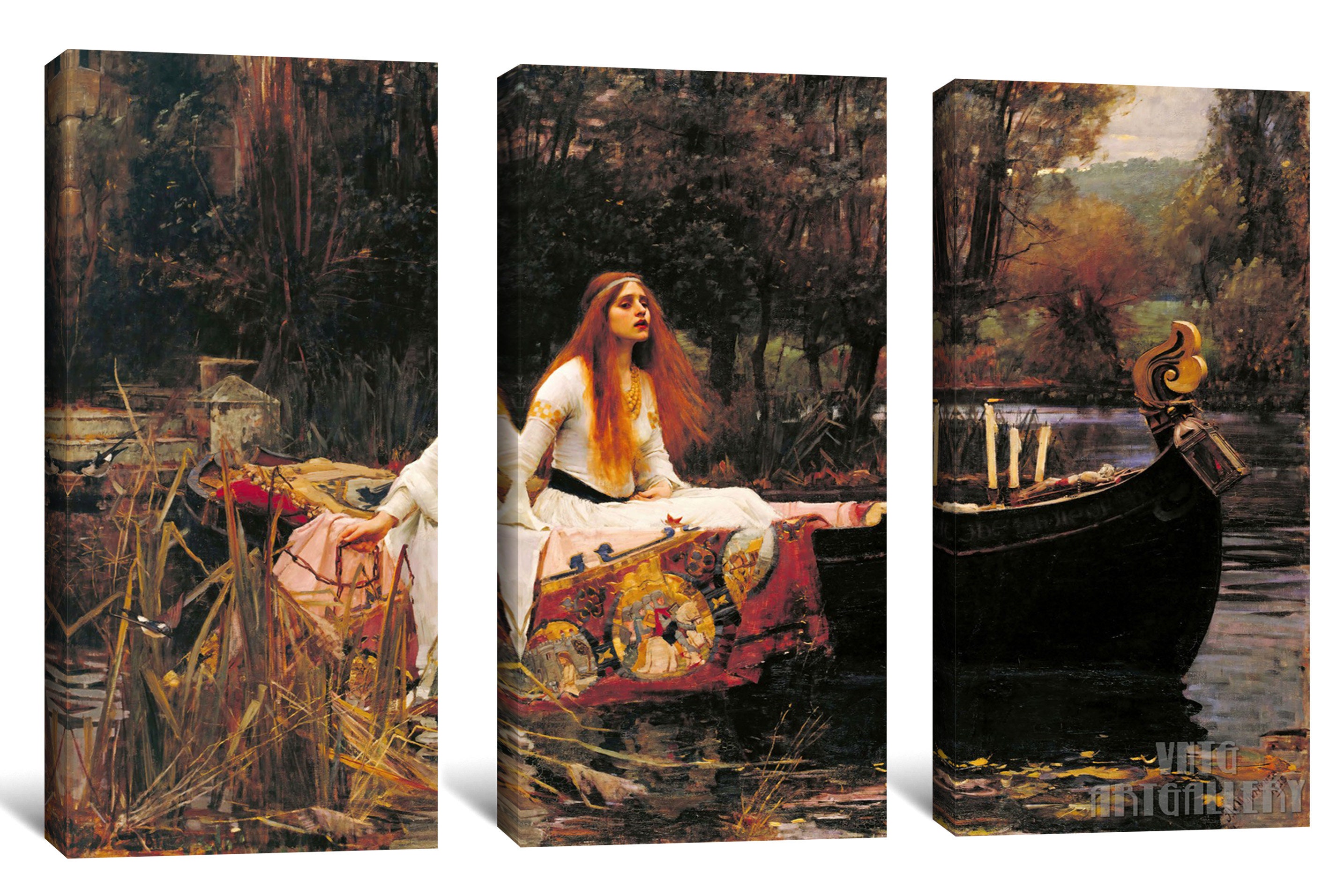 John William Waterhouse : the Lady of Shalott 1888 Canvas - Etsy