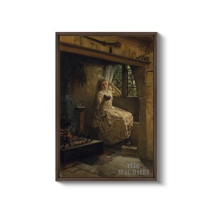 Frank Millet : A Cosey Corner (1884) Canvas Gallery Wrapped Giclee Wall ...
