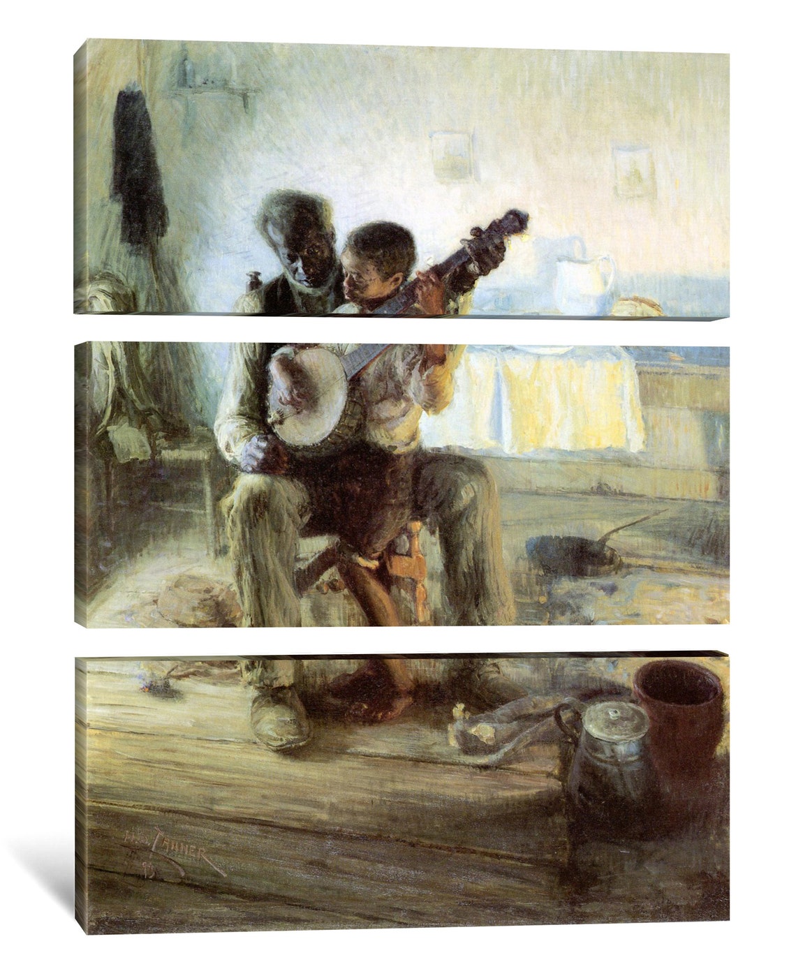 Henry Ossawa Tanner : The Banjo Lesson 1893 Canvas Gallery | Etsy