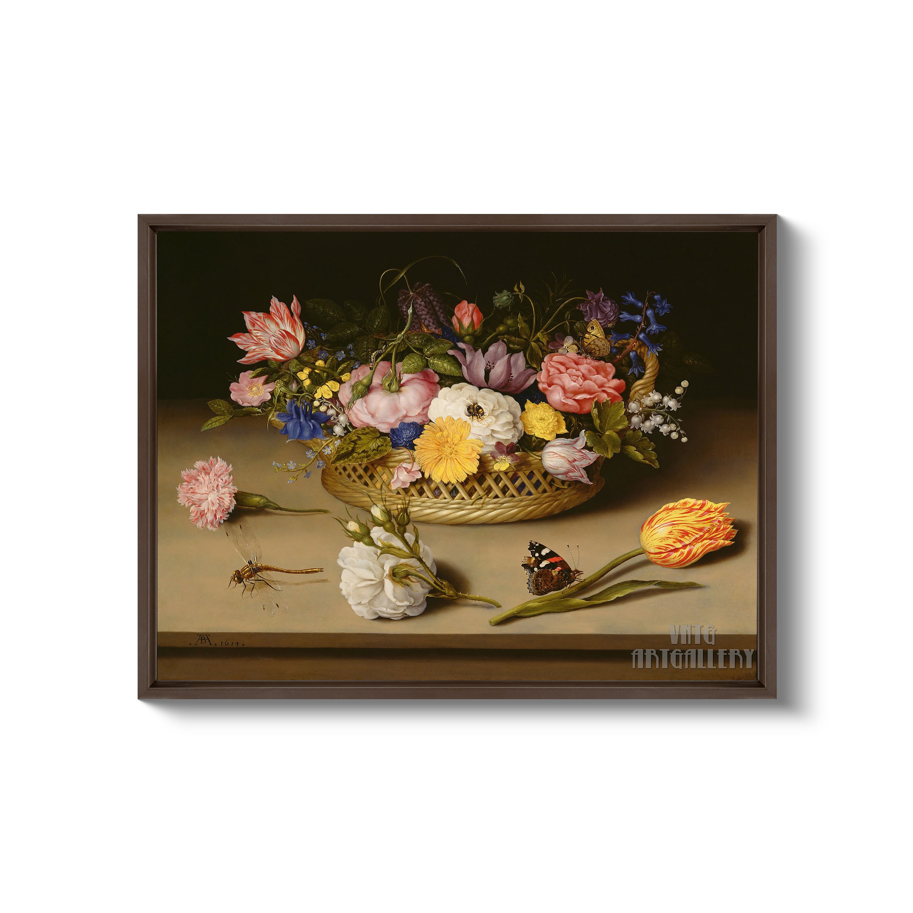 Ambrosius Bosschaert the Elder : Flower Still Life 1614 - Etsy