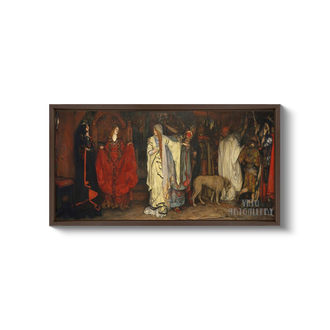 Edwin Austin Abbey : King Lear Act I Scene I 1898 Canvas - Etsy
