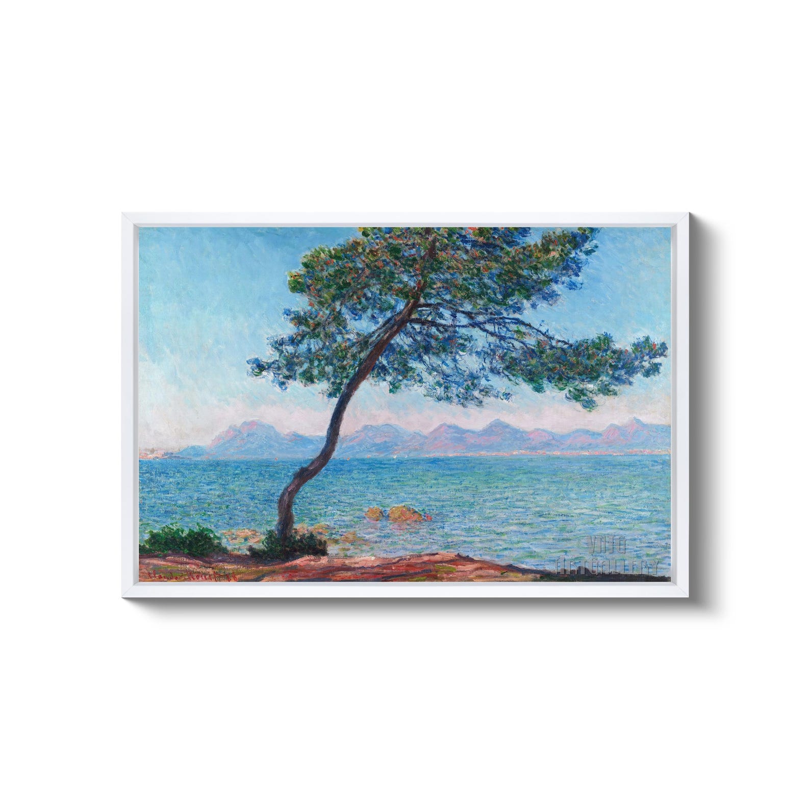 Claude Monet : the Esterel Mountains 1888 Canvas Gallery Wrapped or ...