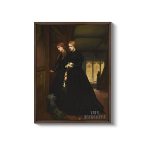 Emily Mary Osborn : for the Last Time (1864) Canvas Gallery Wrapped or ...