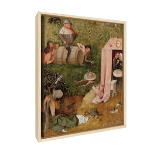 Hieronymus Bosch : an Allegory of Intemperance 1495 Canvas Gallery ...