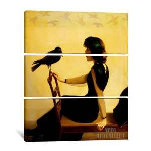 Harry Wilson Watrous : the Chatterers 1913 Canvas Gallery Wrapped or ...