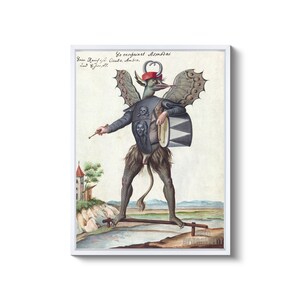 Occult Art : Asmodeus compendium Rarissimum 1937 Canvas Gallery Wrapped ...