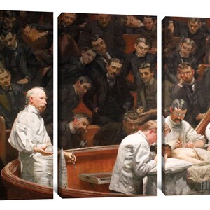 Thomas Eakins : the Agnew Clinic (1889) Canvas Gallery Wrapped or ...