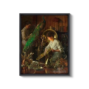 Thomas Frederick Mason Sheard : Polishing Silver (c1900) Gallery ...