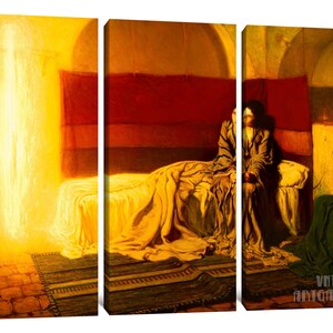 Henry Ossawa Tanner : the Annunciation (1898) Canvas Gallery Wrapped or ...