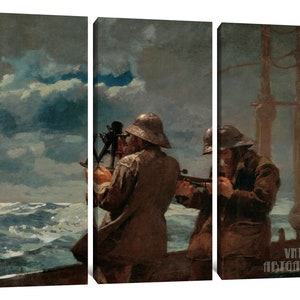 Winslow Homer : Eight Bells (1886) Canvas Gallery Wrapped or Framed ...
