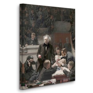 Thomas Eakins : the Gross Clinic 1875 Canvas Gallery Wrapped or Framed ...