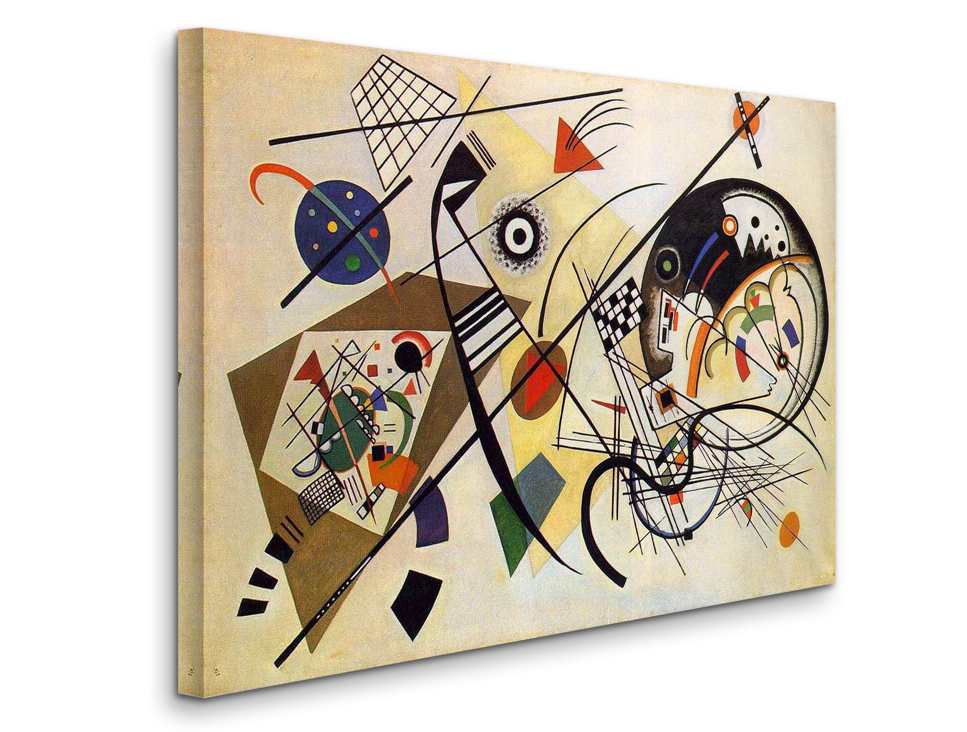 Wassily Kandinsky : Transverse Line 1923 Canvas Gallery - Etsy UK