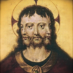 Jeronimo Cosida : Trifacial Trinity (1570) Canvas Gallery Wrapped or ...
