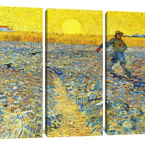 Vincent Van Gogh : the Sower at Sunset (1888) Canvas Gallery Wrapped or ...