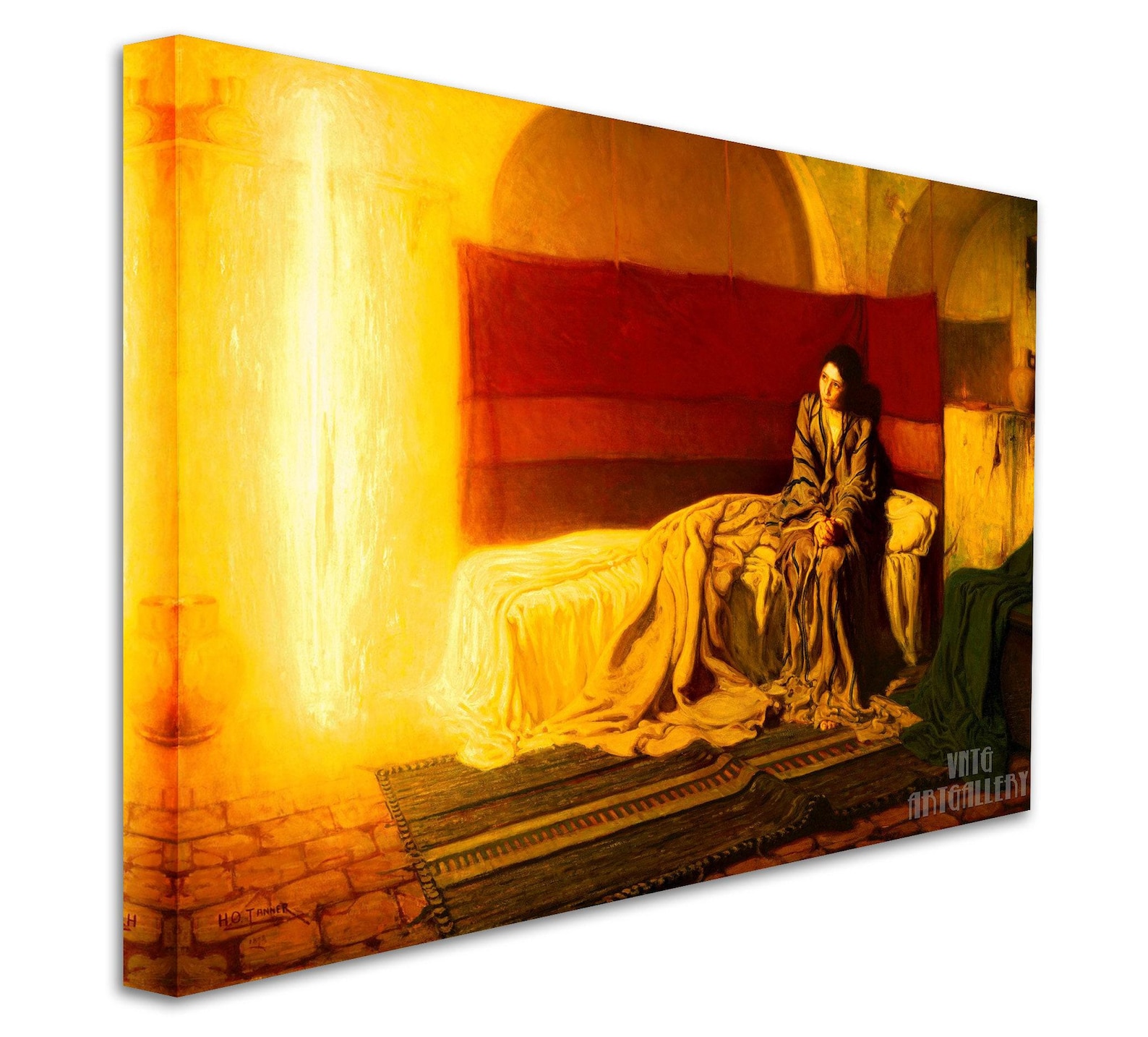 Henry Ossawa Tanner : the Annunciation (1898) Canvas Gallery Wrapped or ...