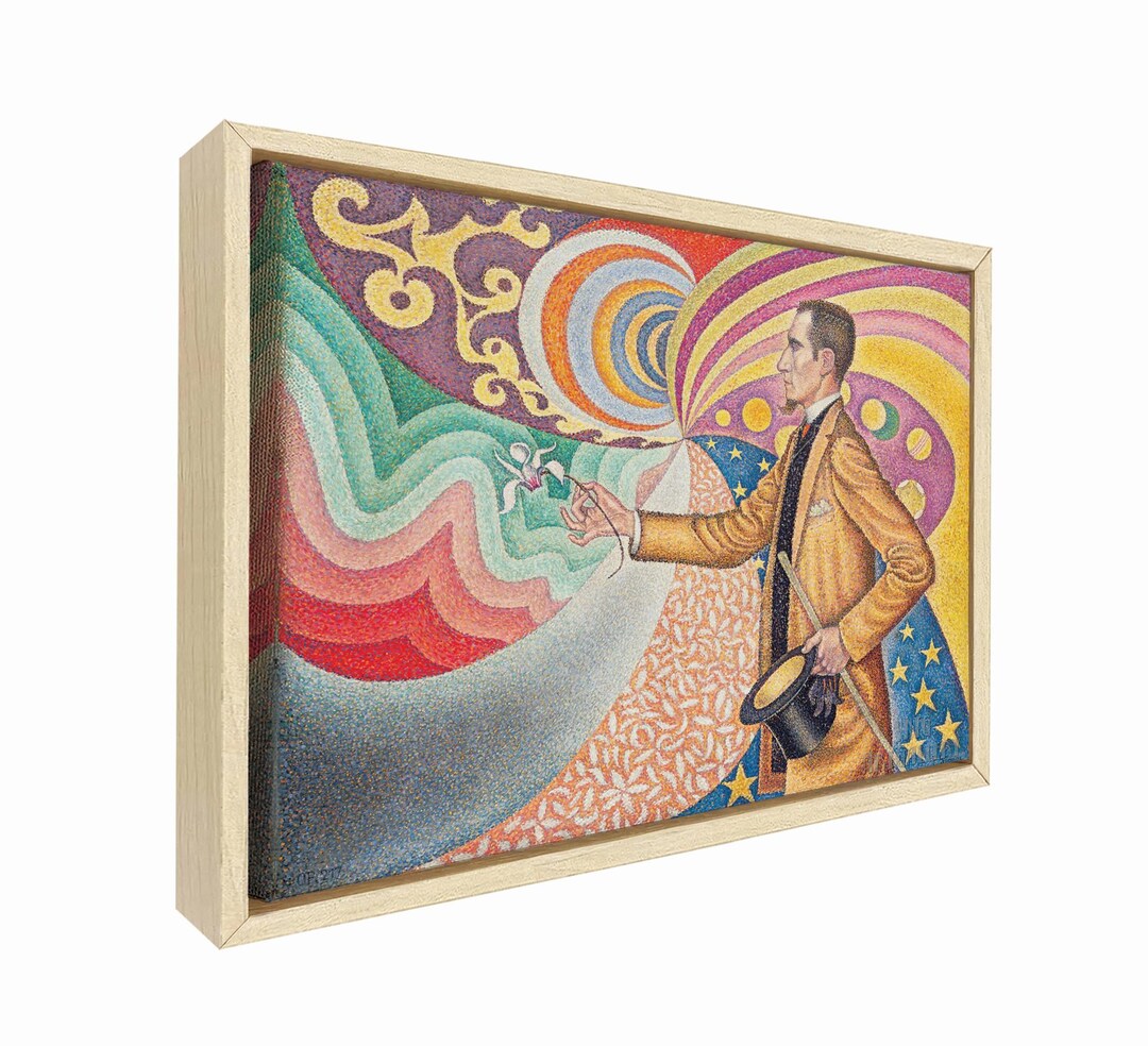 Paul Signac : Portrait De Félix Fénéon 1890 Canvas Gallery Wrapped or ...