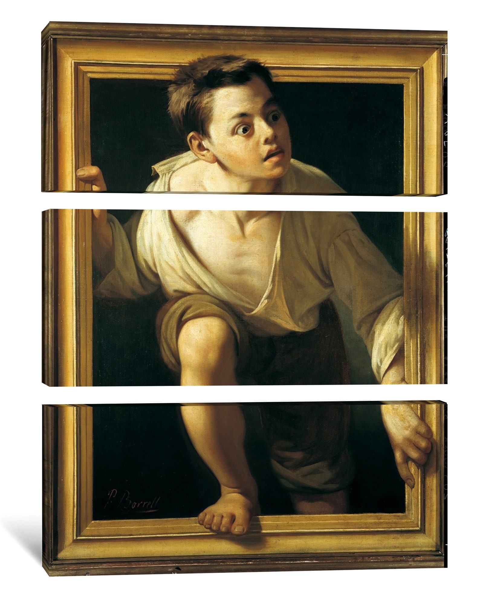 Pere Borrell Del Caso : Escaping Criticism 1874 Canvas | Etsy