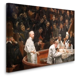 Thomas Eakins : the Agnew Clinic (1889) Canvas Gallery Wrapped or ...