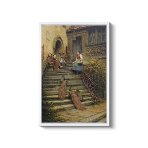 Arthur Wasse : Sunday Morning 1888 Canvas Gallery Wrapped Giclee Wall ...