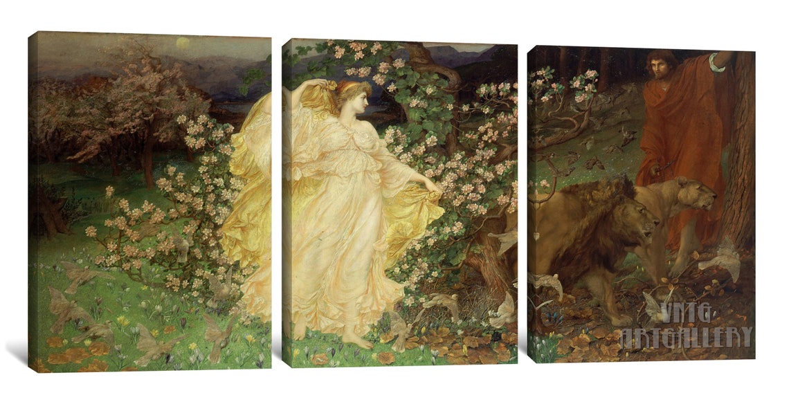 William Blake Richmond : Venus and Anchises 1889 Canvas - Etsy