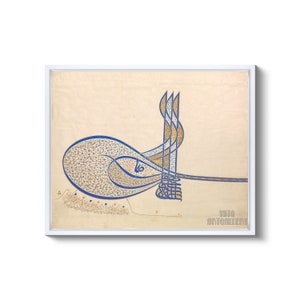 Official Signature of Sultan Suleiman the Magnificent (1555:1560 ...