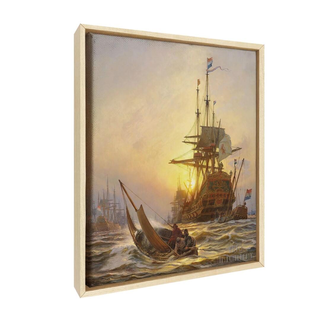 Christian Mølsted : Hans Rostgaard Sails During a Storm to the Dutch ...