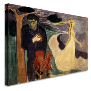 Edvard Munch : Separation (1896) Canvas Gallery Wrapped or Framed ...
