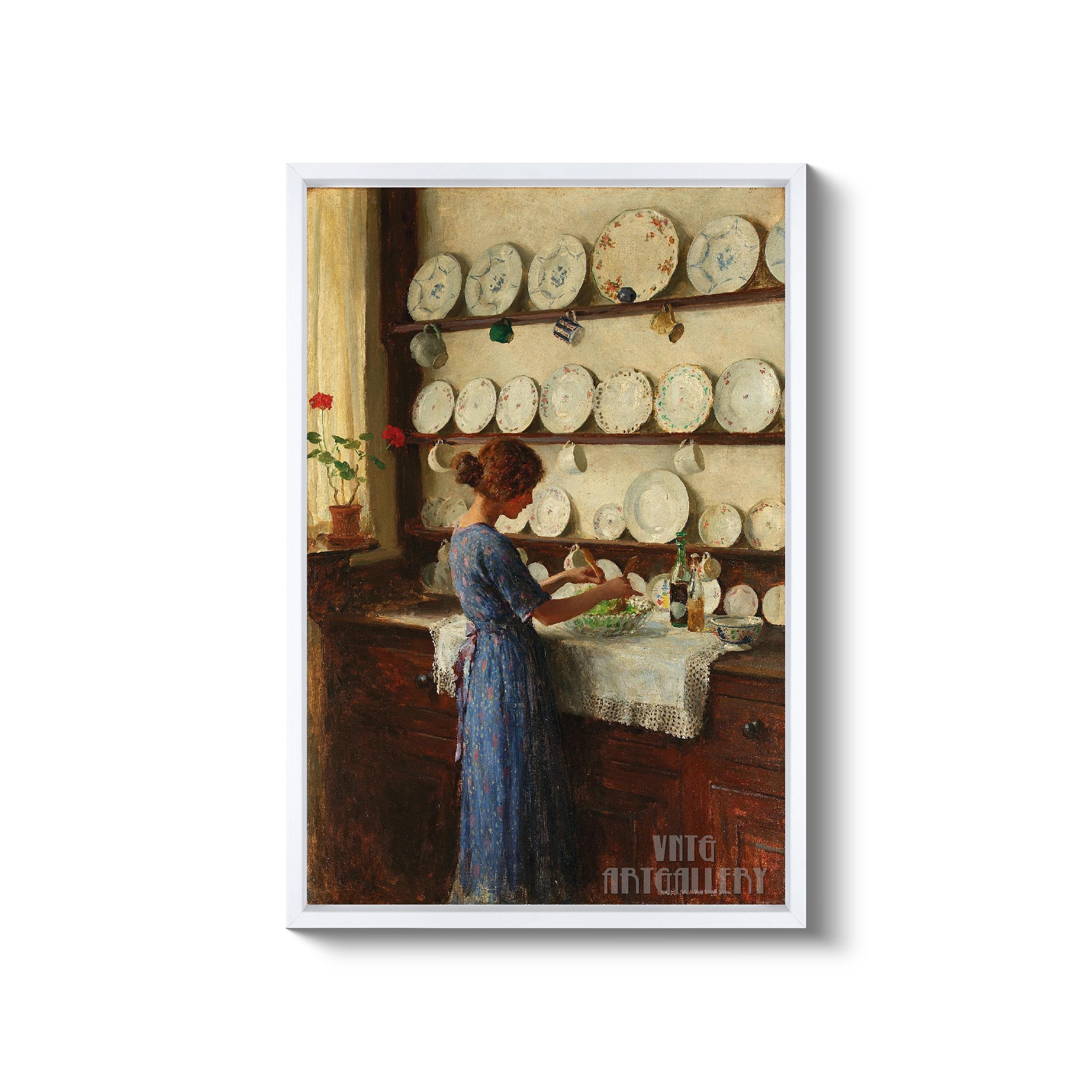 William Henry Margetson : the Lady of the House (date Unknown) Canvas ...