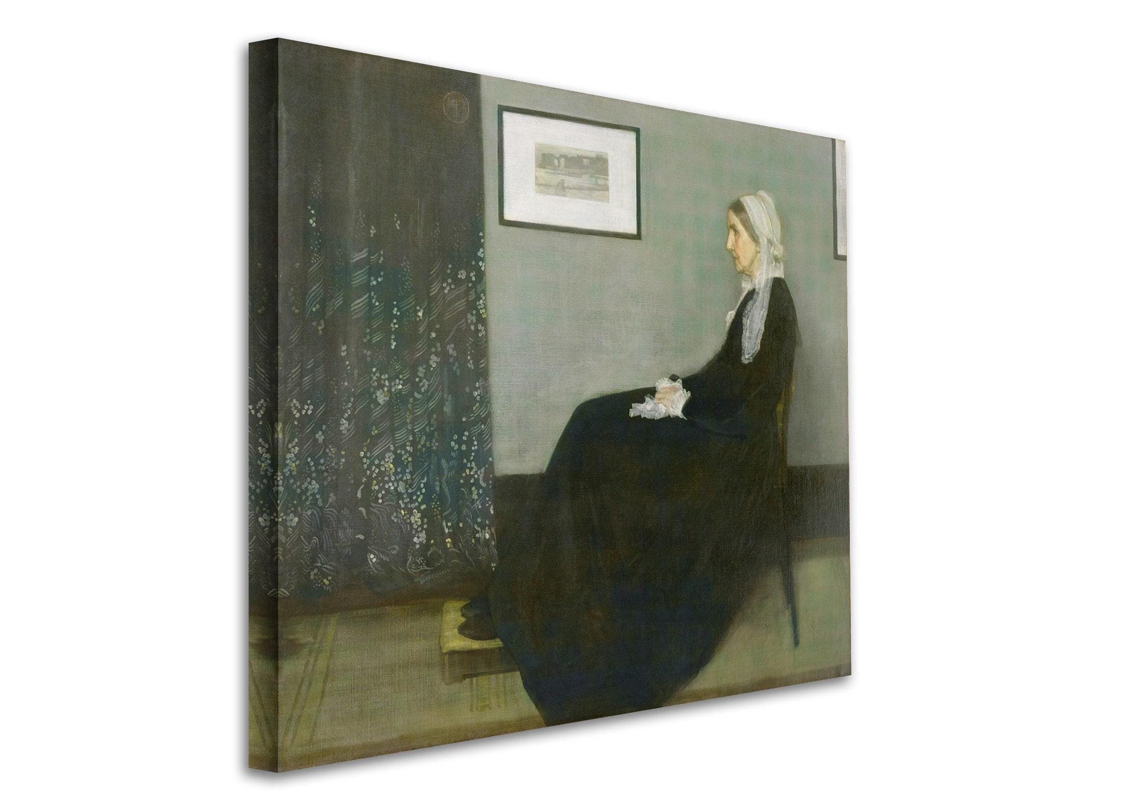 James Mcneill Whistler : Whistler's Mother (1871) Canvas Gallery ...