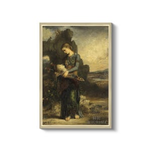 Gustave Moreau : Orpheus (1865) Canvas Gallery Wrapped Giclee Wall Art ...