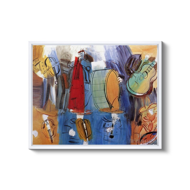 Raoul Dufy : the Mexican Musicians (1951) Canvas Gallery Wrapped or ...