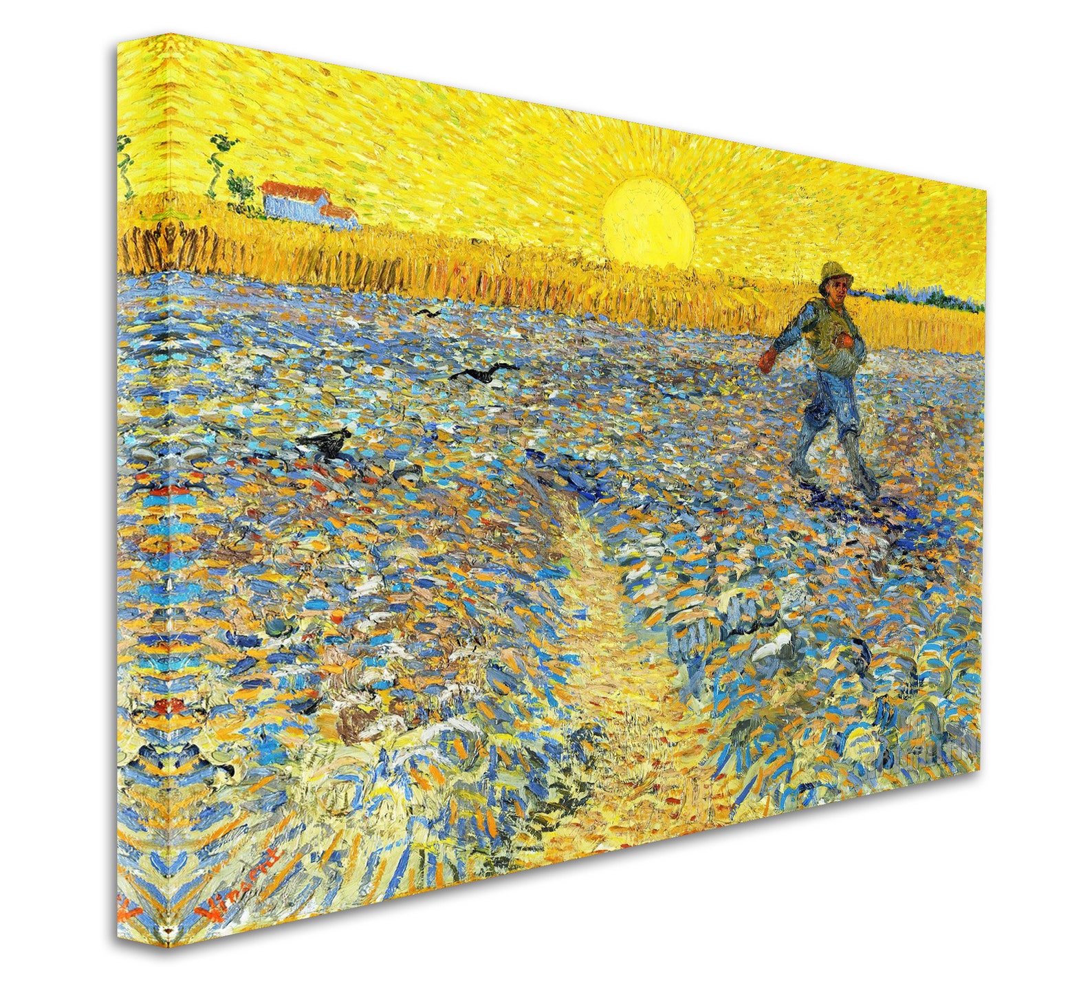 Vincent Van Gogh : the Sower at Sunset 1888 Canvas Gallery - Etsy