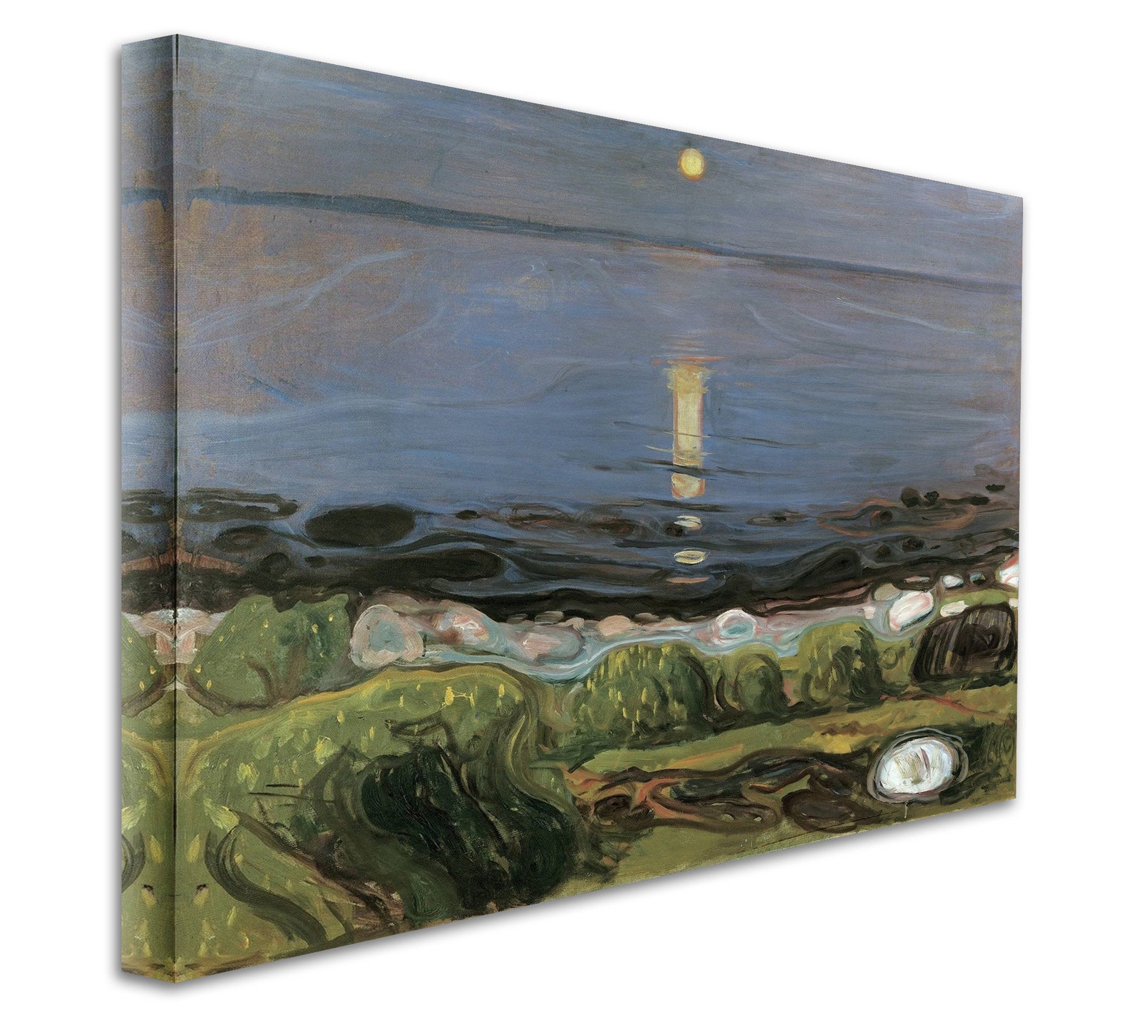 Edvard Munch Summer Night by the Beach 1902-03 Canvas | Etsy