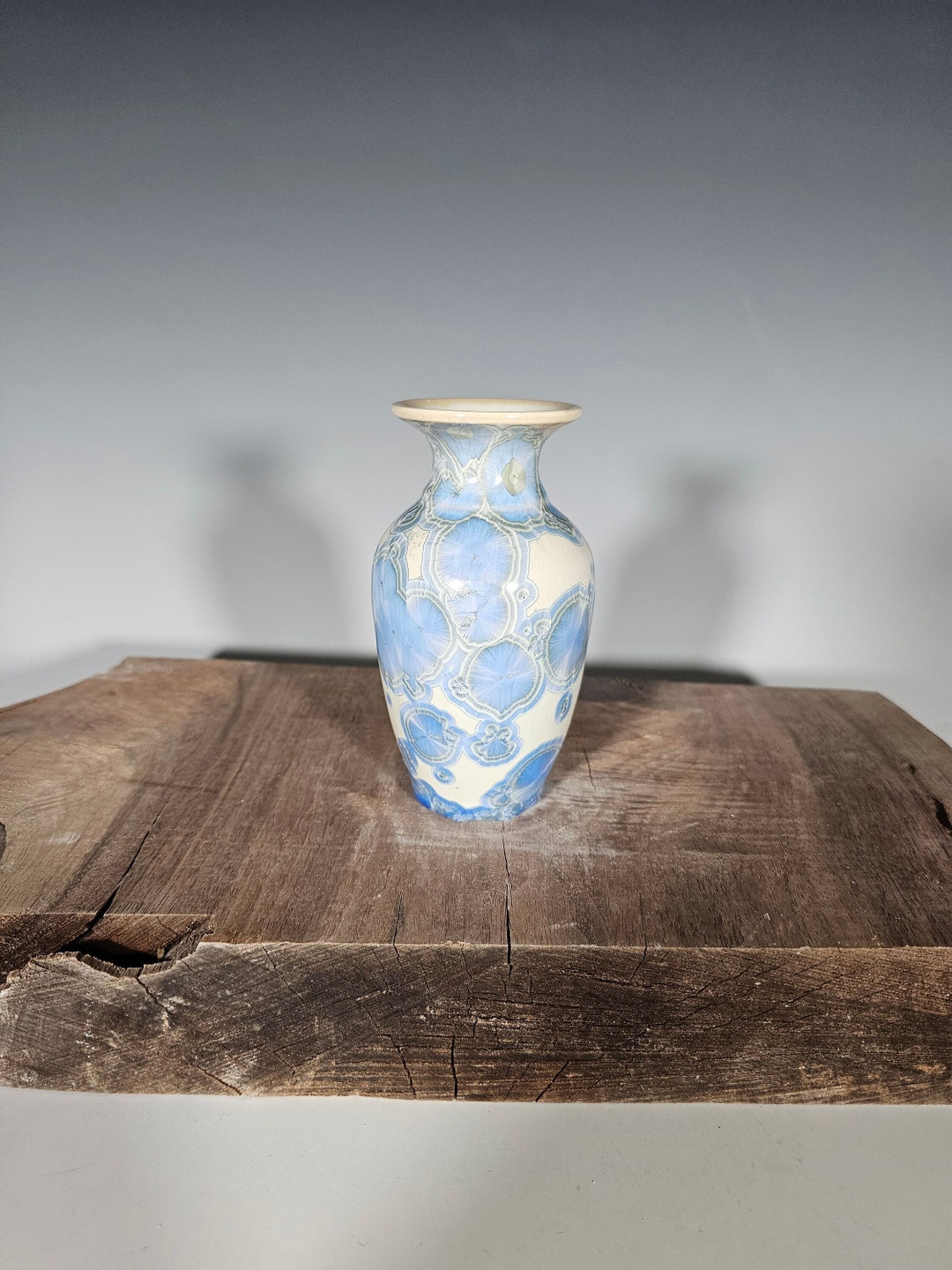 Tiny Vase, Mini Ceramic Vase, Crystalline Glazed, Hand Thrown - Etsy