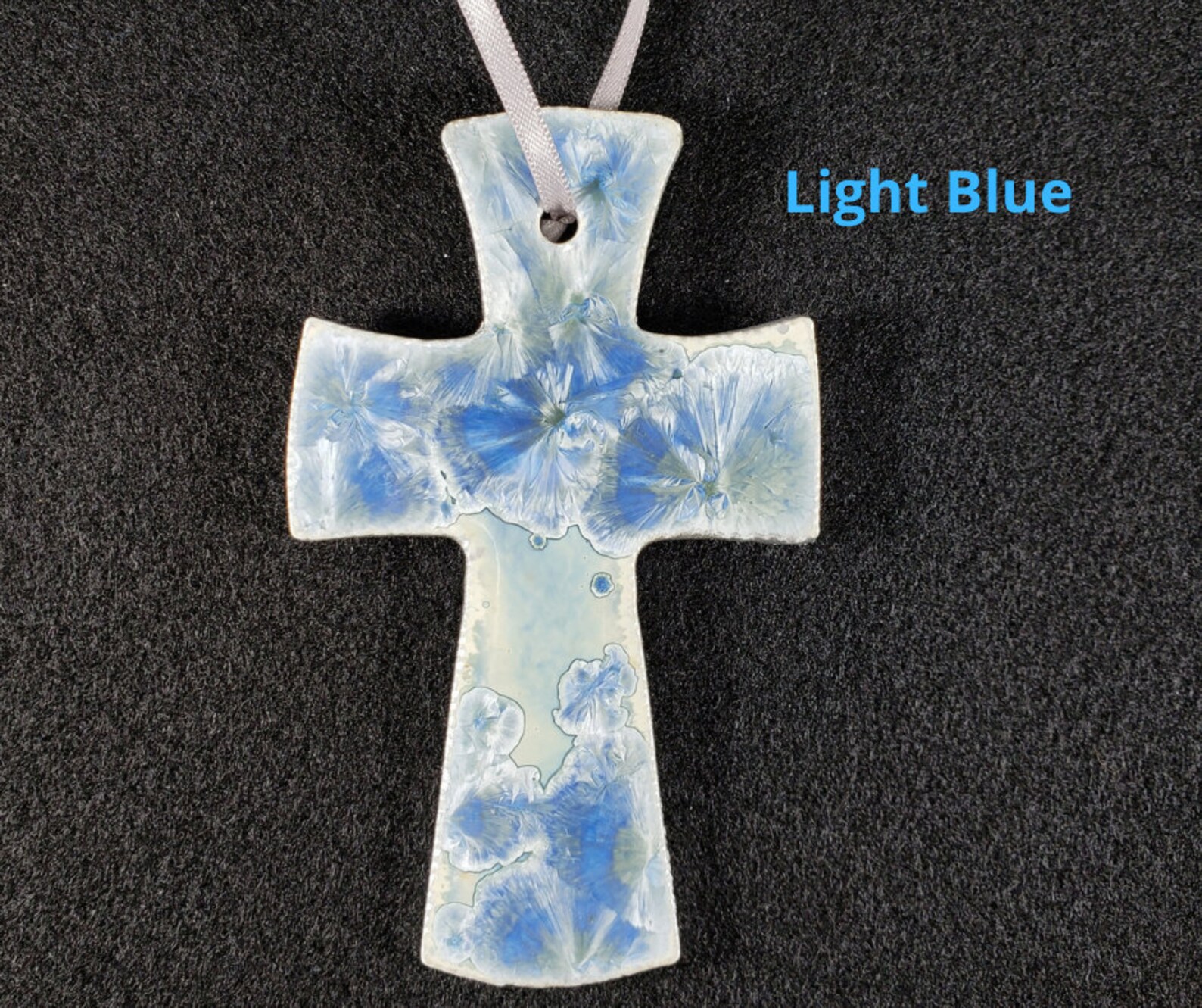 Ceramic Cross Ornament - Etsy