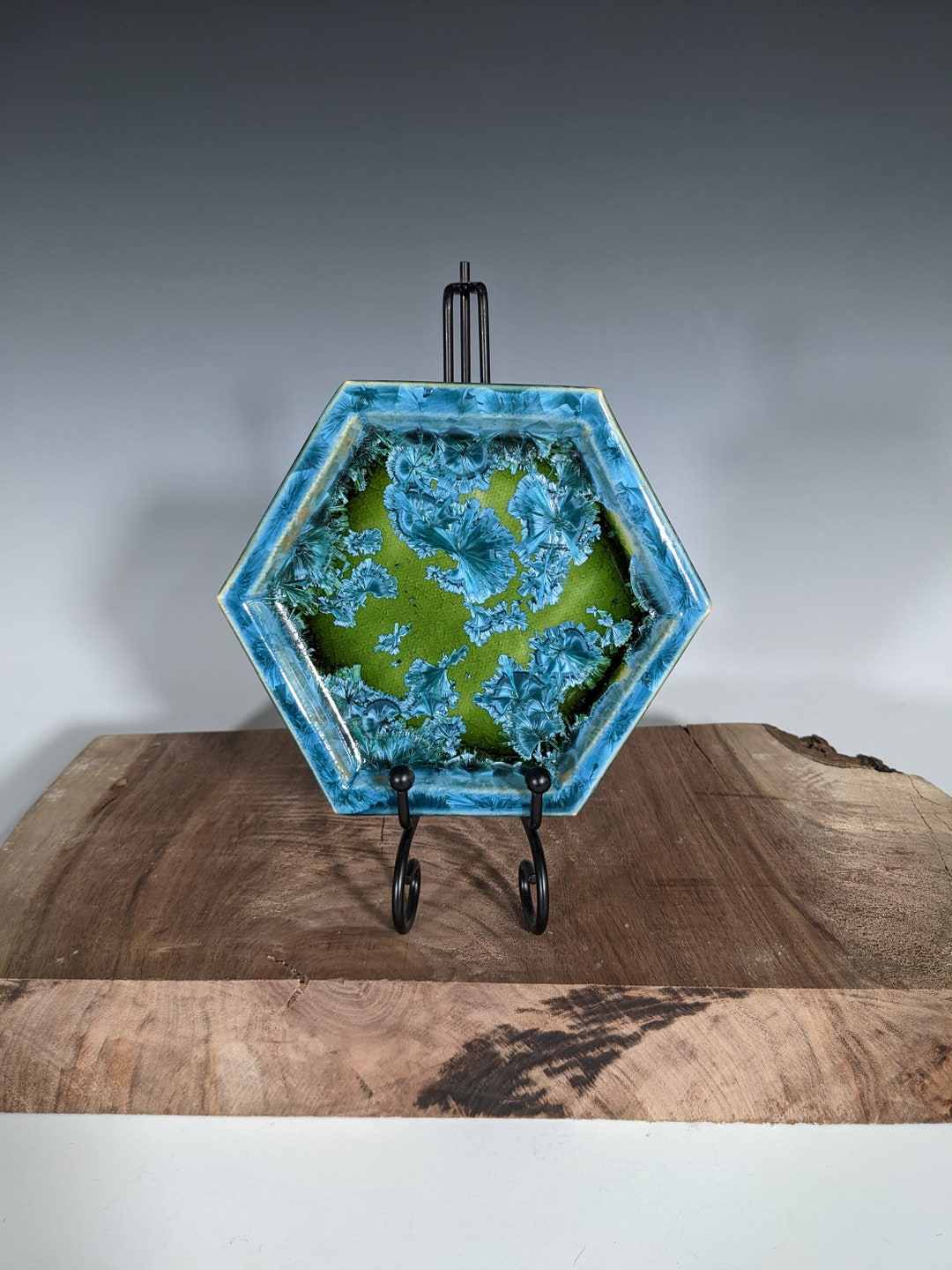 Ceramic Trinket Dish, Hexagon Tray, Handmade - Etsy
