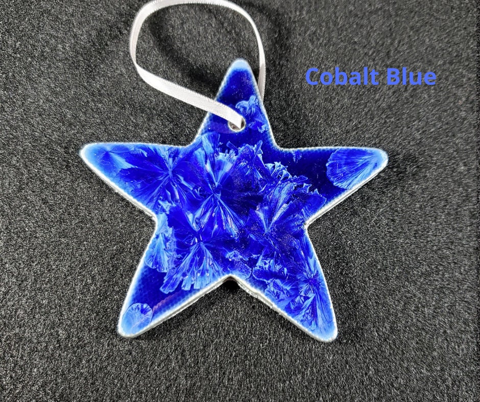 Ceramic Star Ornament - Etsy