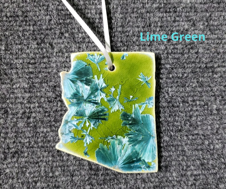 Ceramic State Ornament Washington Oregon California Idaho | Etsy