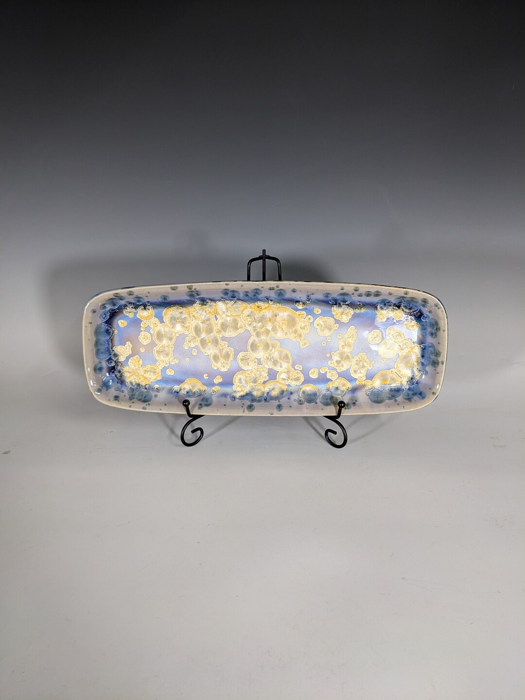 Ceramic Tray, Crystalline Glazed, Xlarge Serving Dish - Etsy