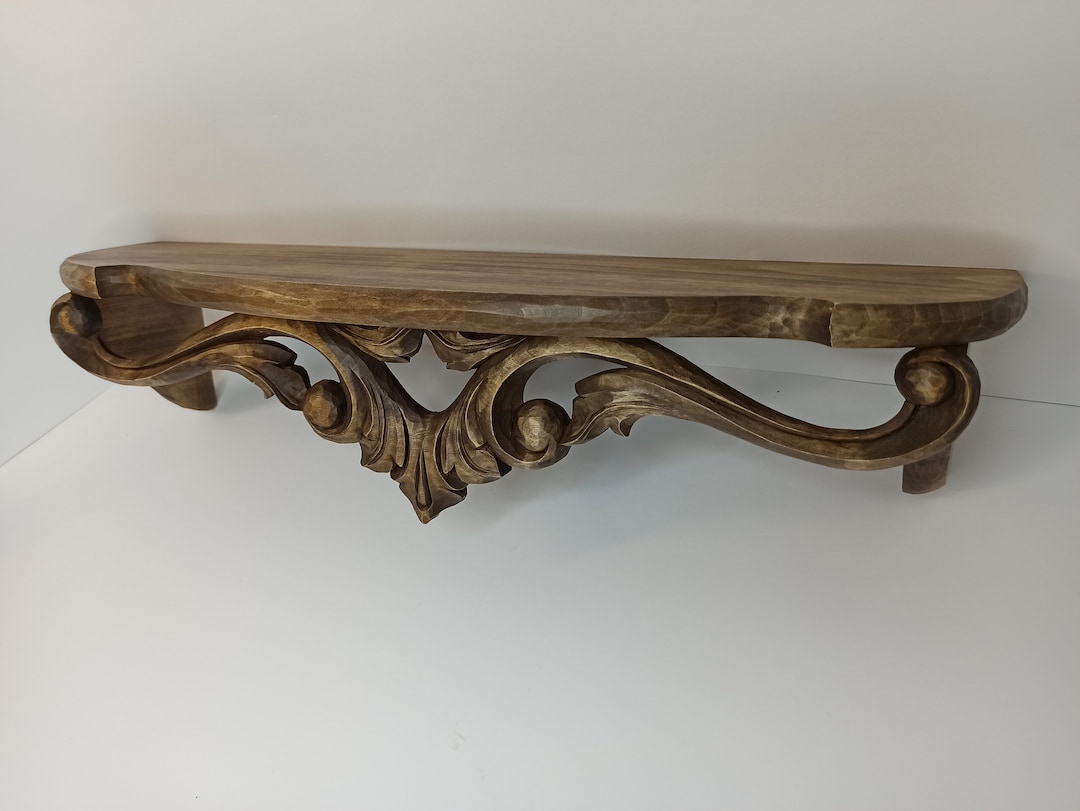 Wall Shelf, Antique Shelf, Vintage Shelf, Wood Shelf, Handmade Wood ...