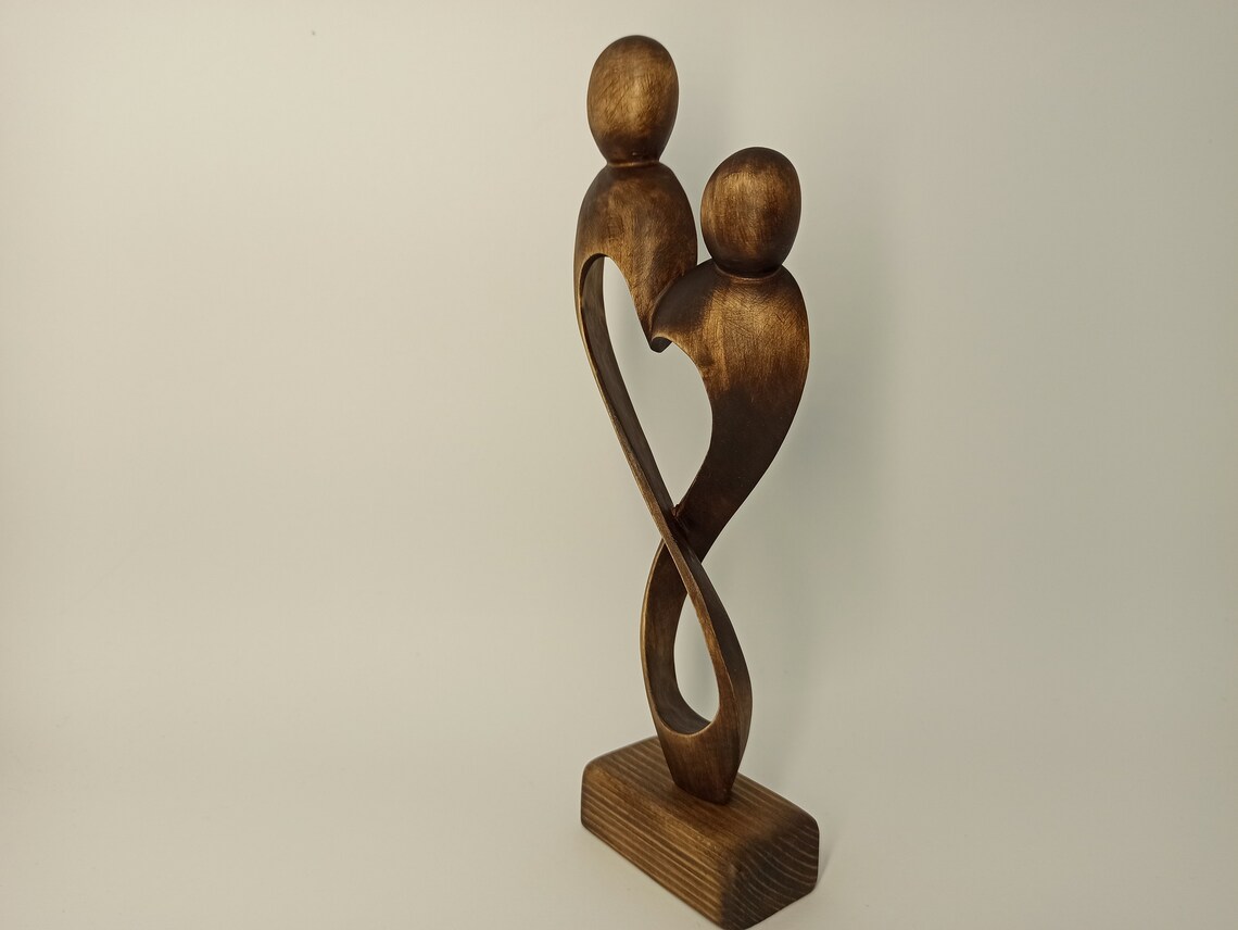 Love Sculpture 8.3 Wooden sculpture Sculpture art Wood | Etsy