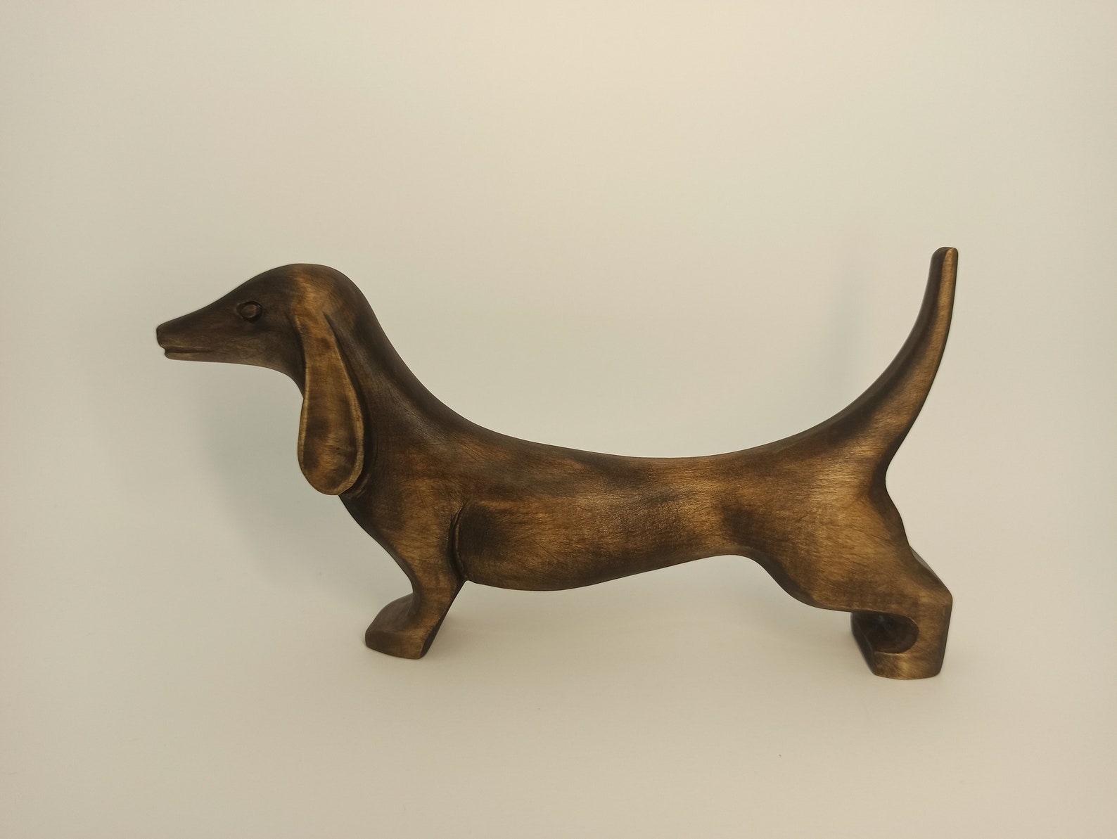 Dog figurine 4 Dog sculpture art Wood carving | Etsy