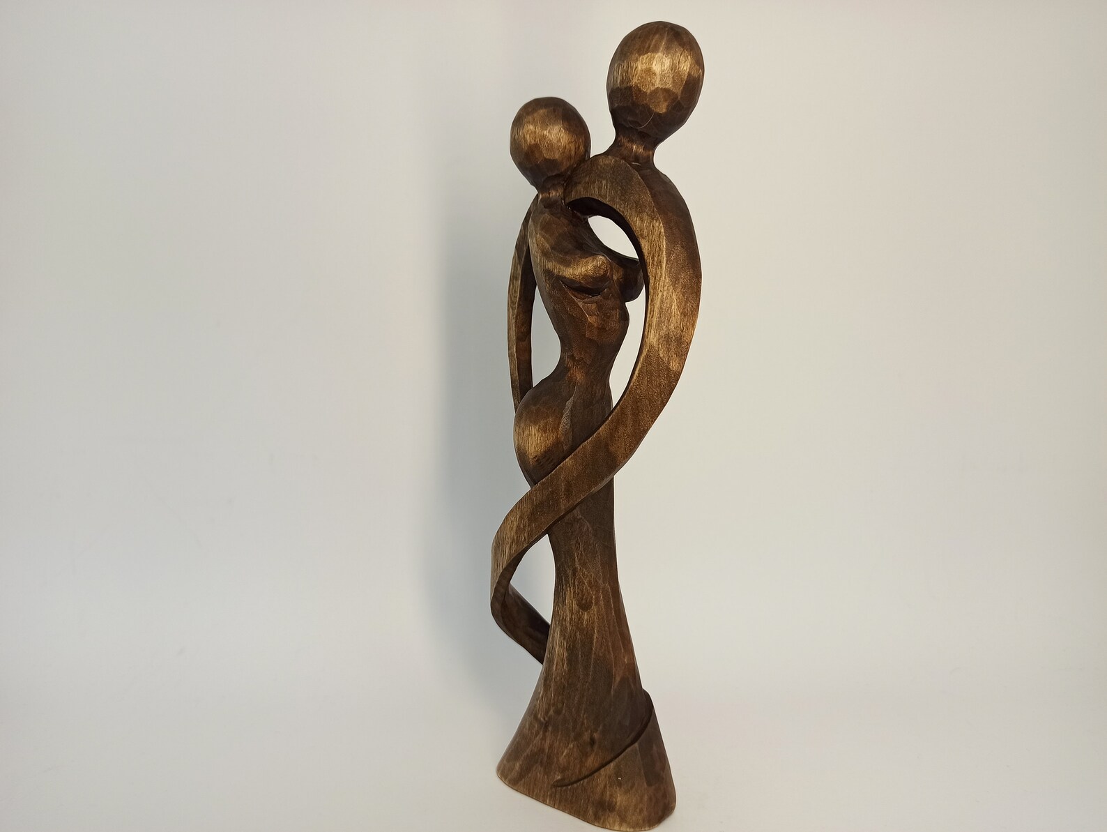 Couple Sculpture 8.7 Wood Carving Handmade Sculpture | Etsy