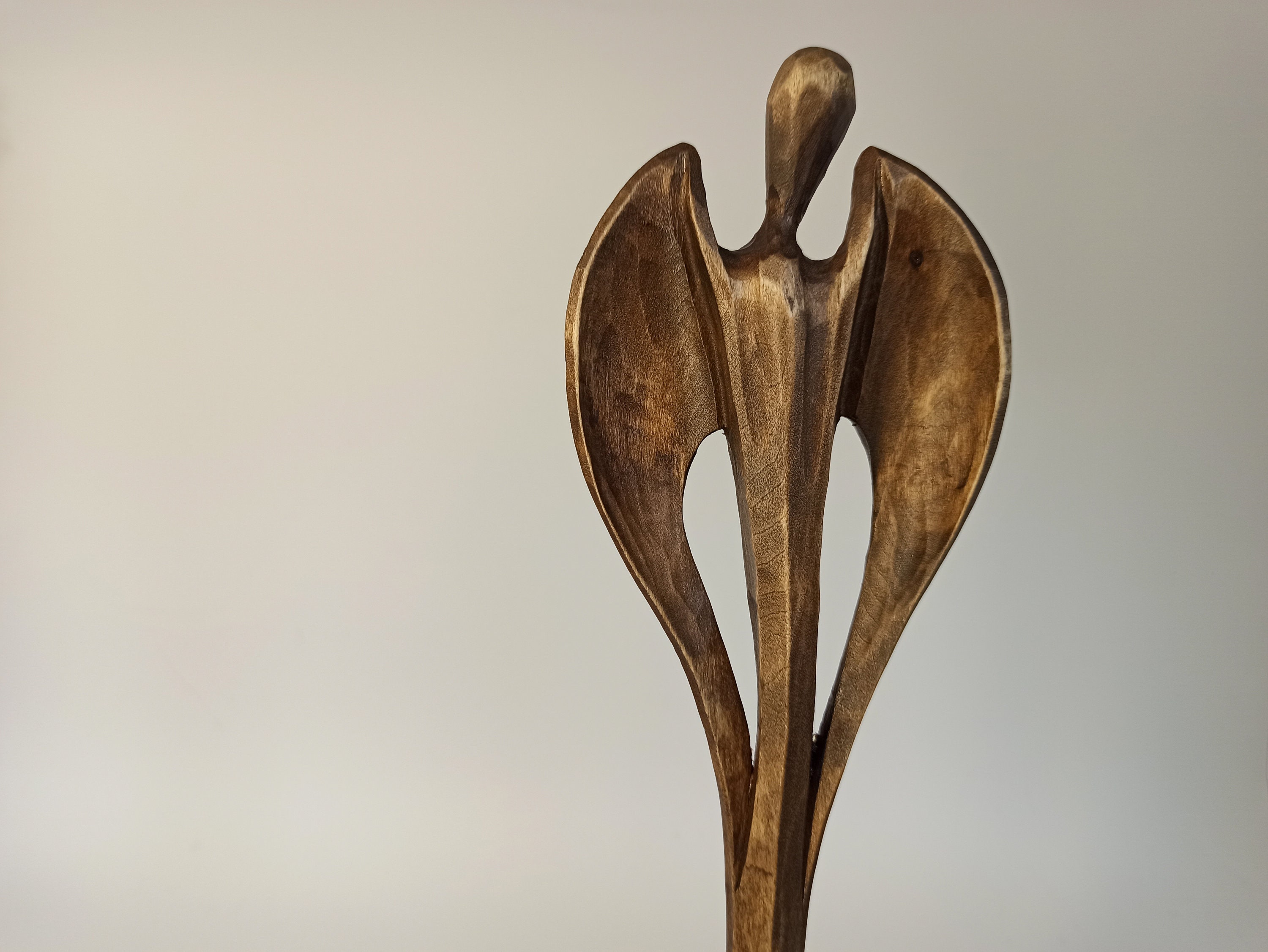 Angel Sculpture 8.5 Wood Carving Personalized Gifts | Etsy