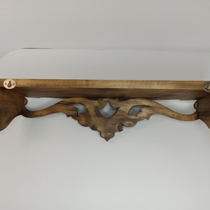 Wall Shelf, Antique Shelf, Vintage Shelf, Wood Shelf, Handmade Wood ...