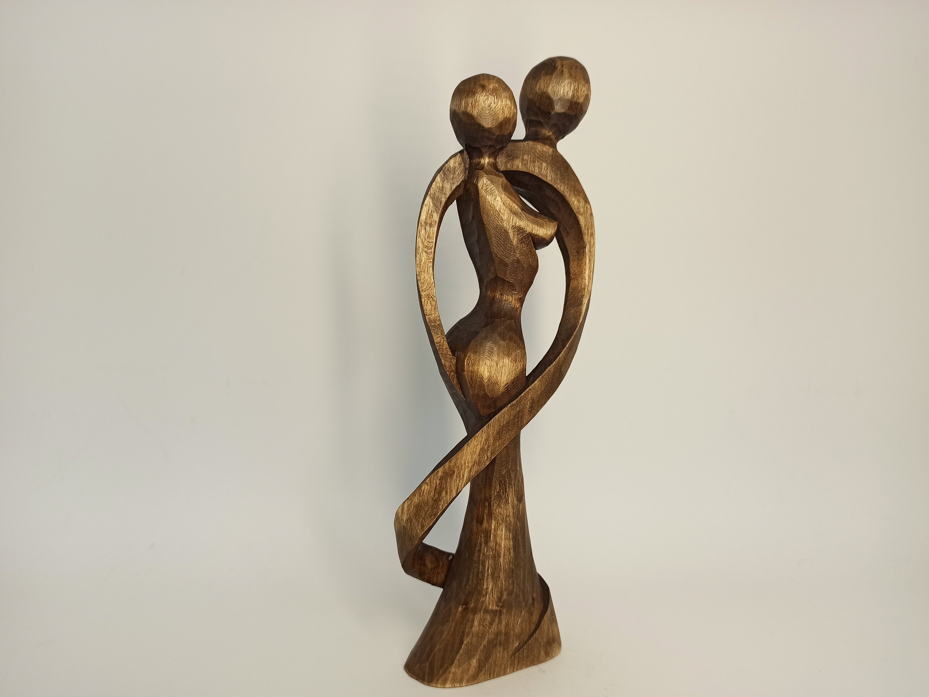 Couple Sculpture 8.7 Wood Carving Handmade Sculpture | Etsy
