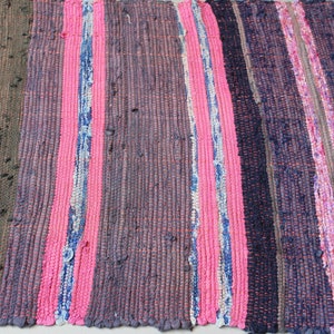 2'2"x 8'ft RAG RUG, Vintage Rag Rug, Ethnic Bohemian Rag Rug, Turkish ...